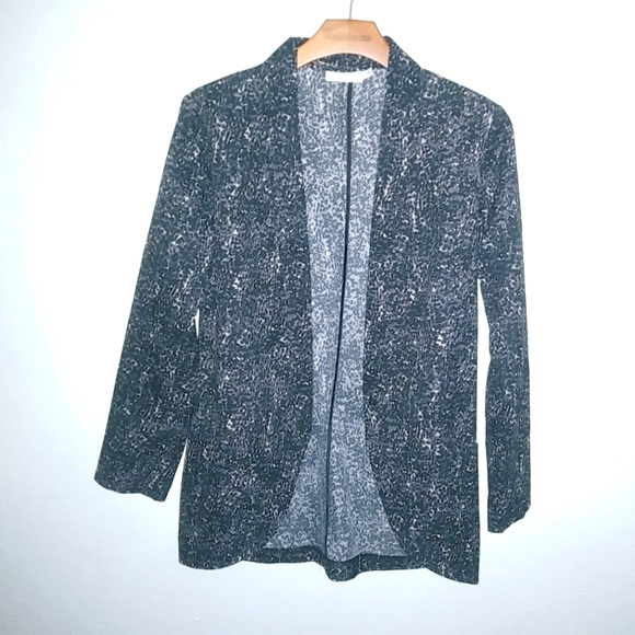 Lush | Jackets & Coats | Lush S Unstructured Blazer Dark Gray Granite ...